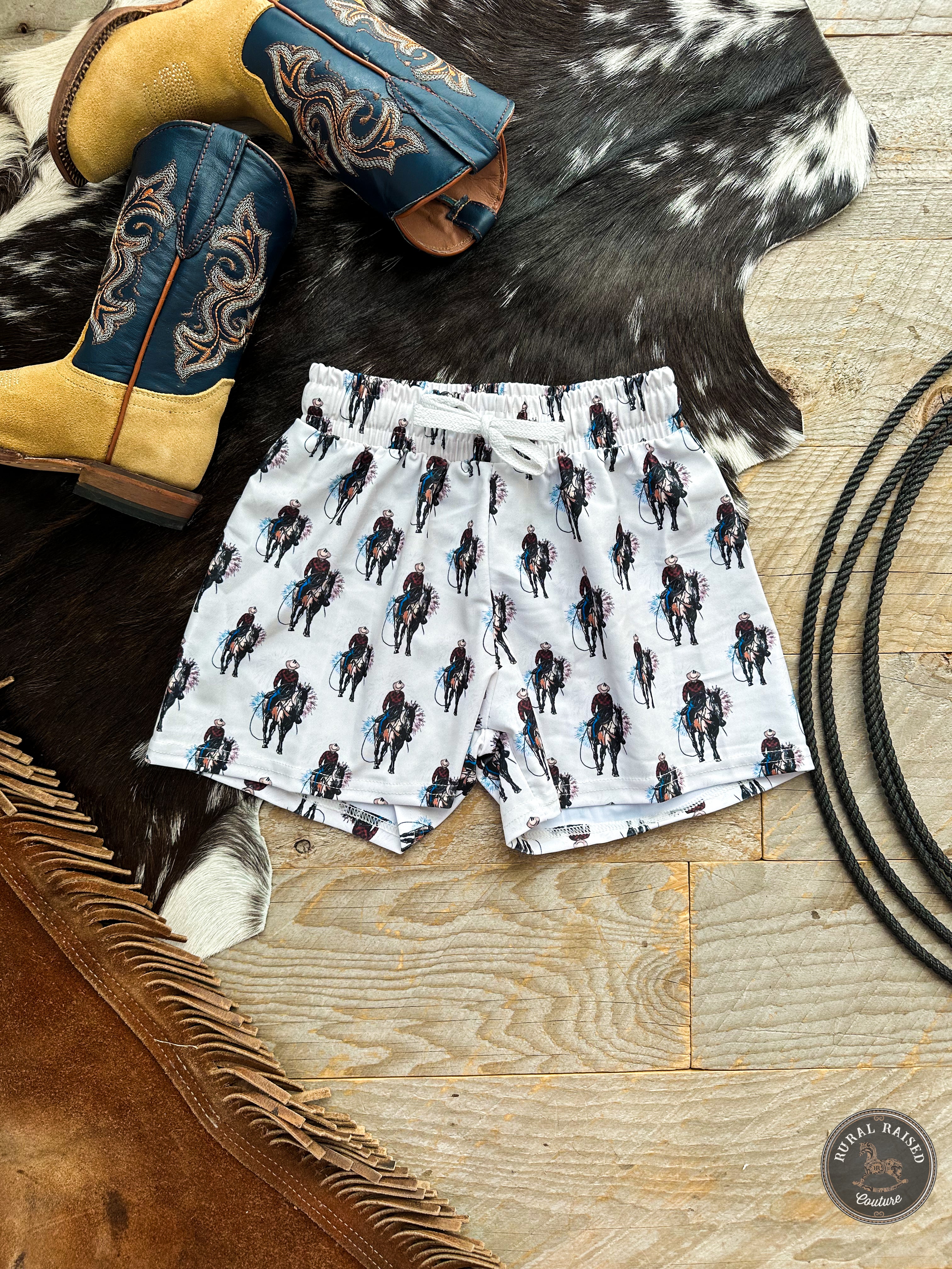 Patriotic Cowboy Swim Trunks – Rural Raised Couture